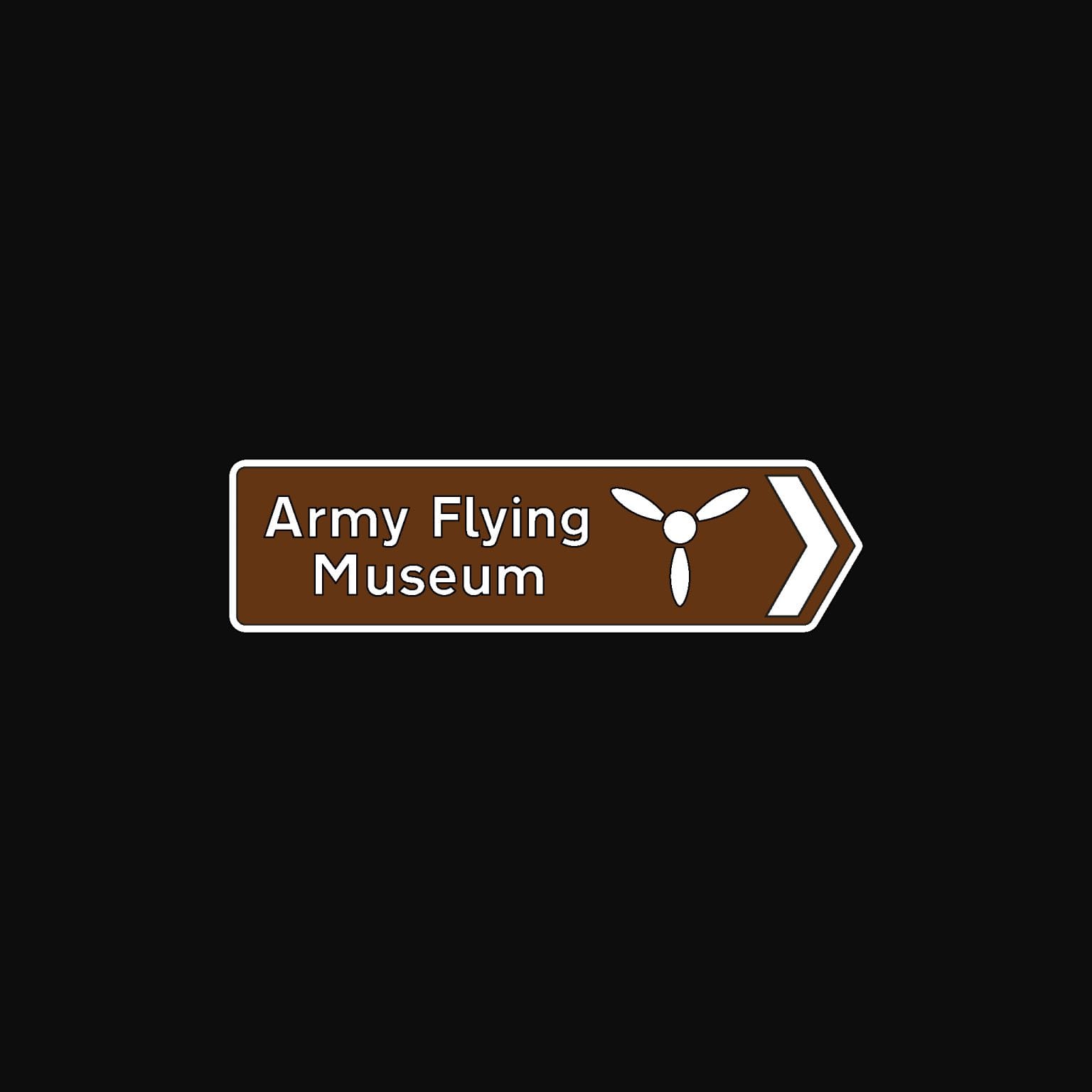Road Sign Pin Badges - Museums - Runway25