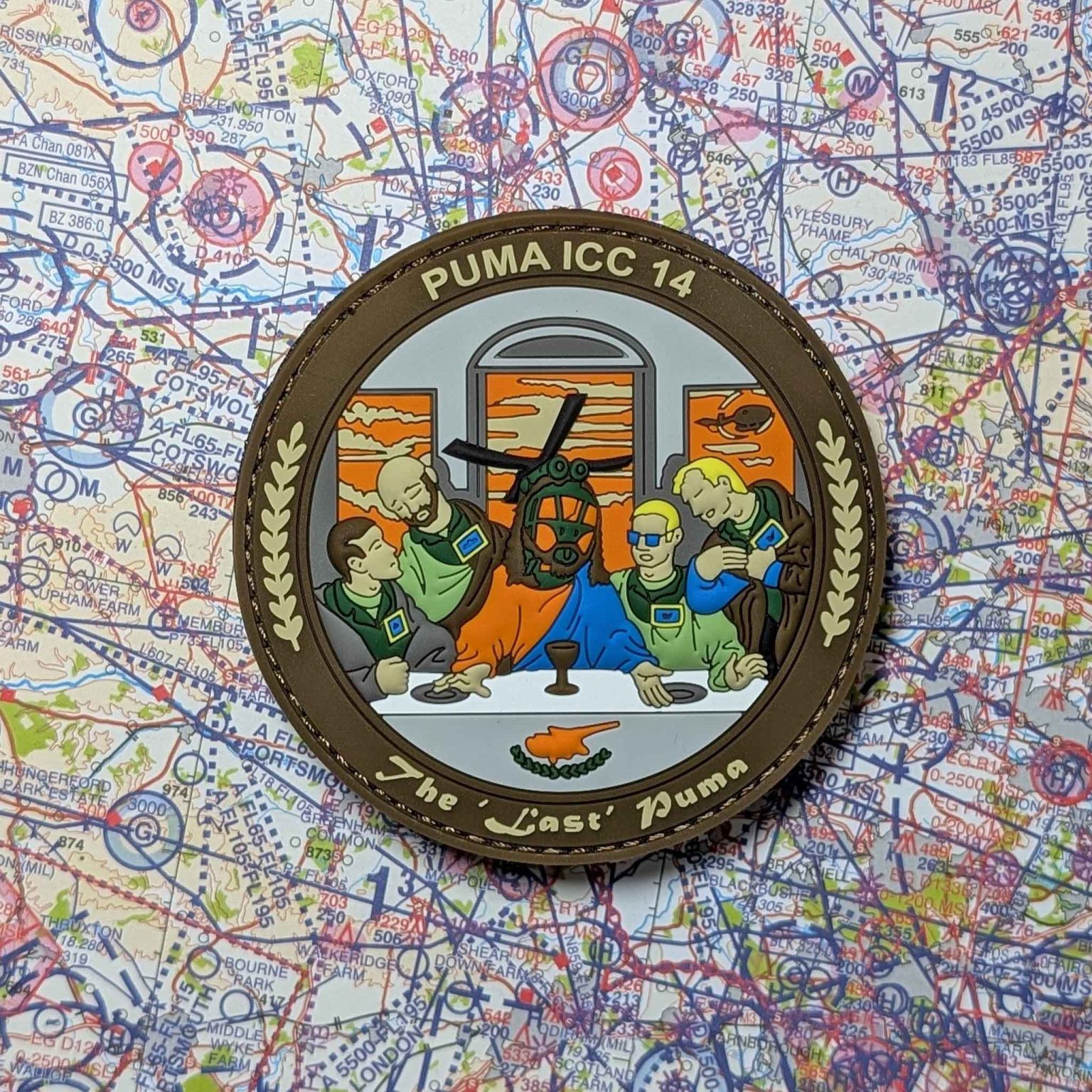 28 Sqn Puma ICC 14 'The Last Puma' PVC Patch - Runway25