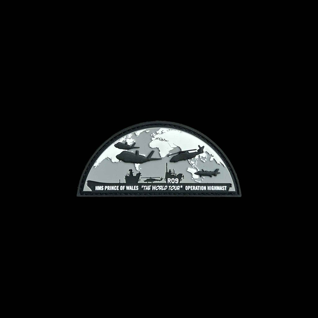 HMS PWLS 'Op Highmast' Half Globe PVC Patch - Runway25