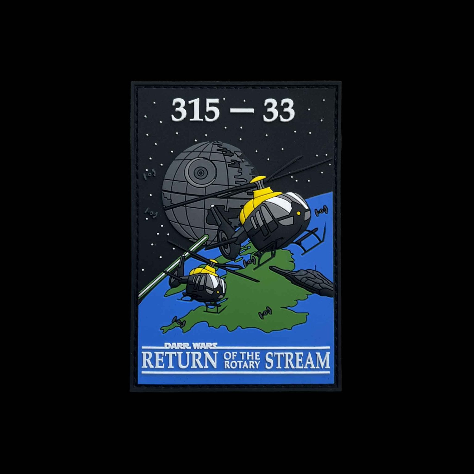 1FTS 'Return of the Rotary Stream' PVC Patch - Runway25
